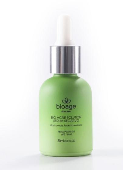 BIO-ACNE SOLUTION SÉRUM SECATIVO 30ML - Bioage - Antiacne - Magazine Luiza