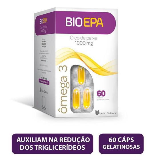 Bio Epa Ômega 3 Fish Oil Óleo de Peixe 1000mg c/60 Cápsulas - Ômega 3 ...