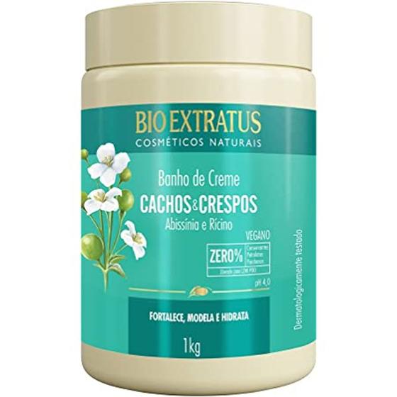 Bio Extratus Banho de Creme Cachos e Crespos 1KG - Máscara Capilar ...