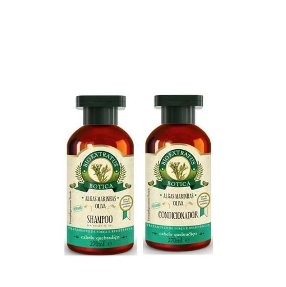 Bio Extratus Botica Algas Marinhas Shampoo+Condicionador 270ml - Kit ...
