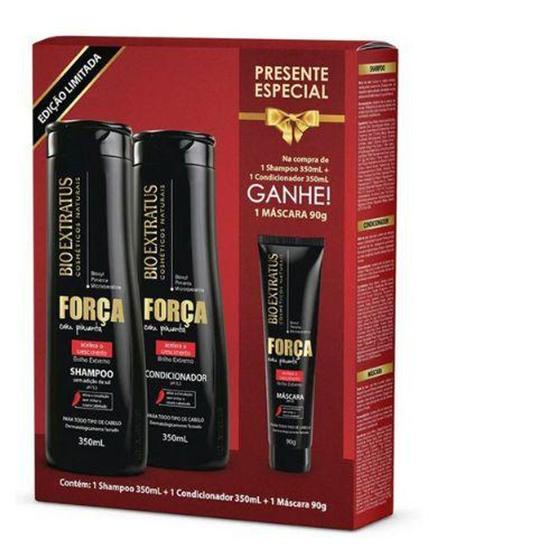 Bio Extratus Edição Limitada Kit Força Com Pimenta Shampoo ...