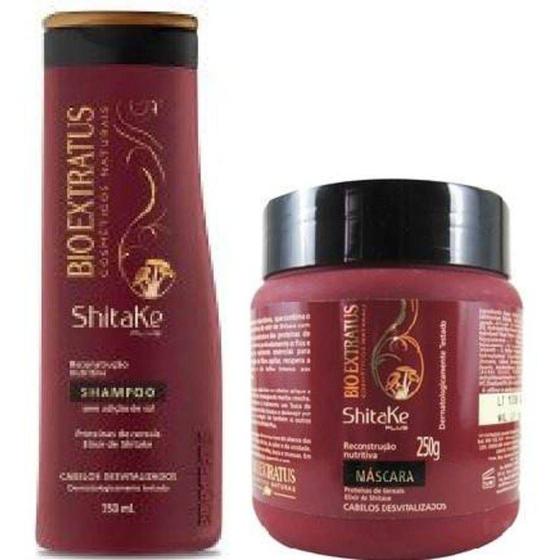 Bio Extratus Shitake Plus Kit Shampoo 350ml + Máscara 250g - Kit de ...