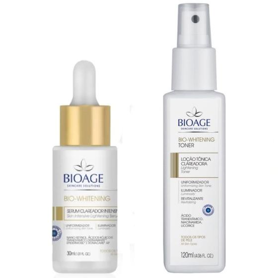 Bio-Whitening Serum + Loção Tônica BIOAGE - Tônico Facial - Magazine Luiza