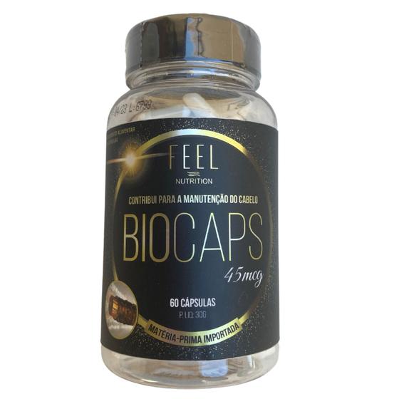 Biocaps Feel Vitamina Cápsulas De Crescimento Capilar Exclusivo ...