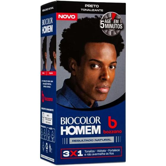 Biocolor Homem Preto Tonalizante Masculino sem amônia - Coty ...