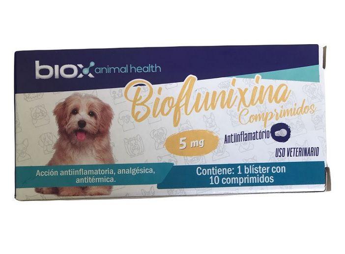 Bioflunixina antiinflamatorio 10 comprimidos 5mg para cães biox - Anti ...