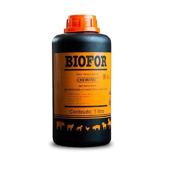 Biofor 1 litro - 1 litro - CHEMITEC AGRO-VET. - Desinfetante - Magazine ...