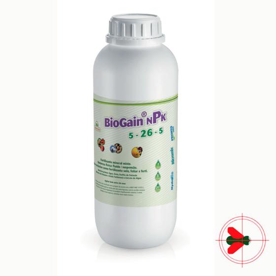 Biogain Npk Fert Ext Algas Bioestimula Raiz Plantas Rgtec 1l ...