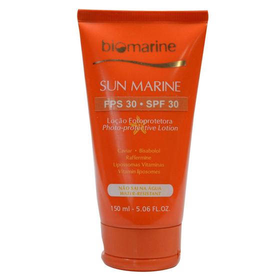 Biomarine Protetor Solar Sun Marine Fps 30 Sun Cream 150Ml - Protetor ...