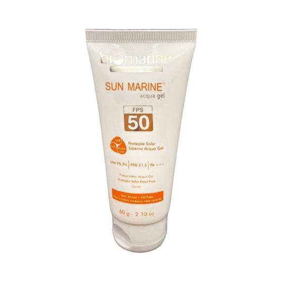 Biomarine Sun Marine Filtro Solar Acqua Gel FPS 50 60g - Protetor Solar ...