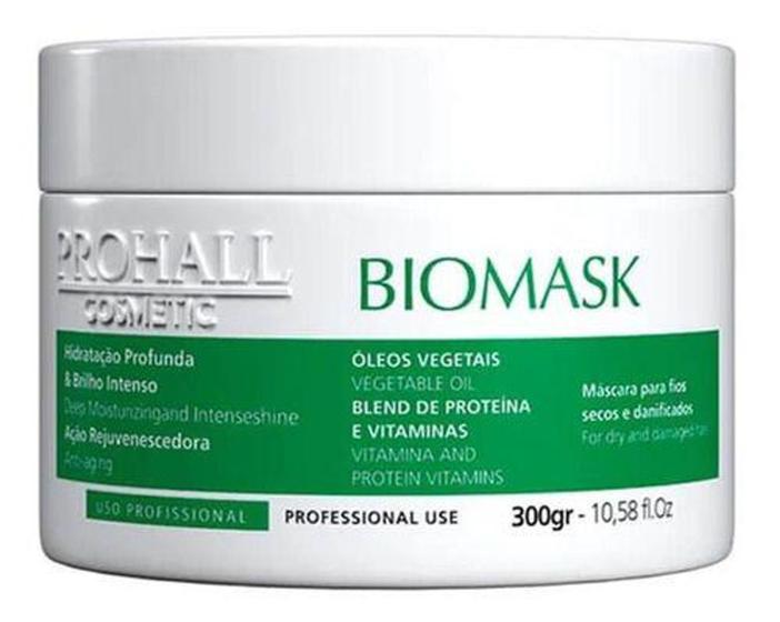 Biomask Prohall Mascara De Hidratação Profunda 300g - Máscara Capilar ...