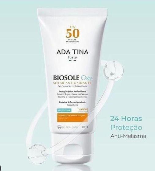 Biosole Oxy Fps50 Protetor Solar Facial Antioxidante Com Vitamina C Ada Tina - Protetor Solar ...