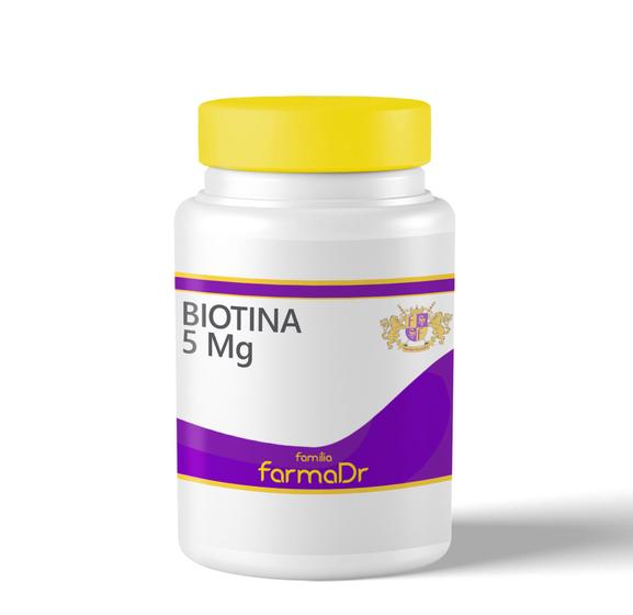 Biotina 5 mg 60 cap Família FarmaDr - Biotina - Magazine Luiza