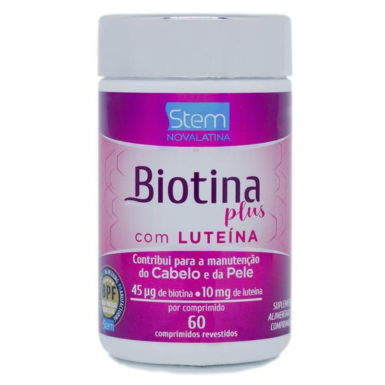 Biotina Plus 60 Comprimidos Stem - Biotina - Magazine Luiza