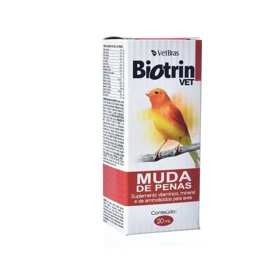 Biotrin Vet - Muda De Penas - 20Ml - VetBras - Farmácia Pet - Magazine ...