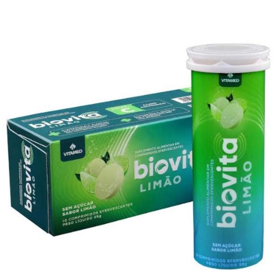 Biovita limão 10 comprimidos eferv limão - Vitamed - Vitaminas A-Z ...