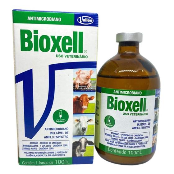 Bioxell 100Ml - Vallee Msd Para Bovinos Suinos - Vallée - Vermífugo ...