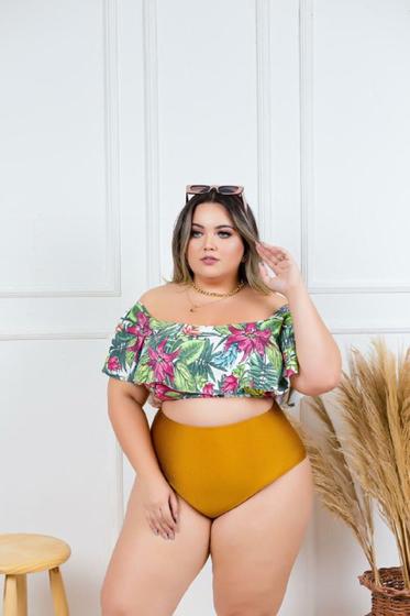 Biquini Plus Size Hot Pants Ciganinha Lucy Pinheiro Biquinis