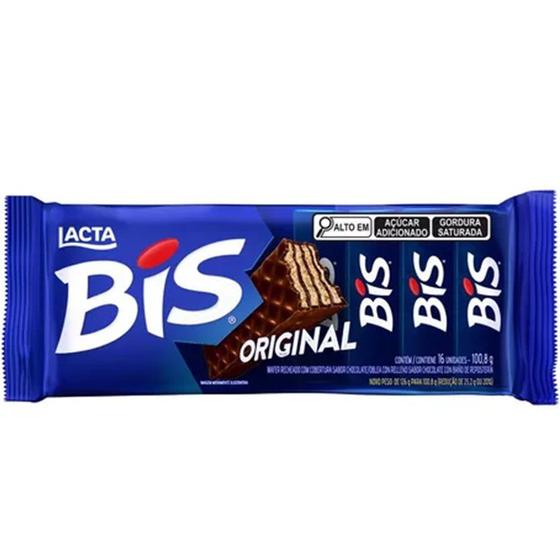 Bis Lacta Ao Leite 100,8g - Bis - Magazine Luiza