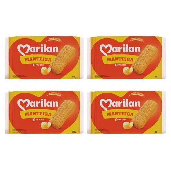 Biscoito Amanteigado Bolacha Premium Para o Café Kit 1400g - Marilan ...