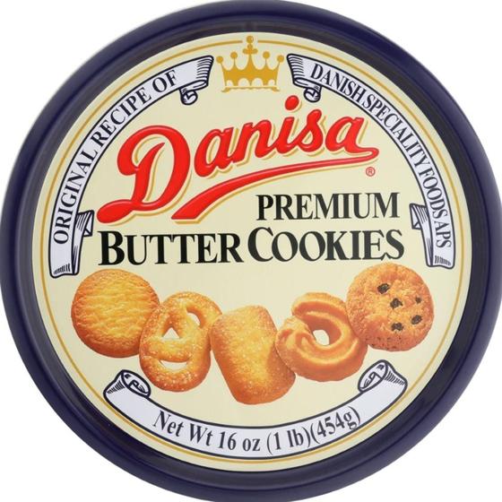 Biscoito Amanteigado Danisa Lata 454g Importado - Biscoito / Bolacha ...