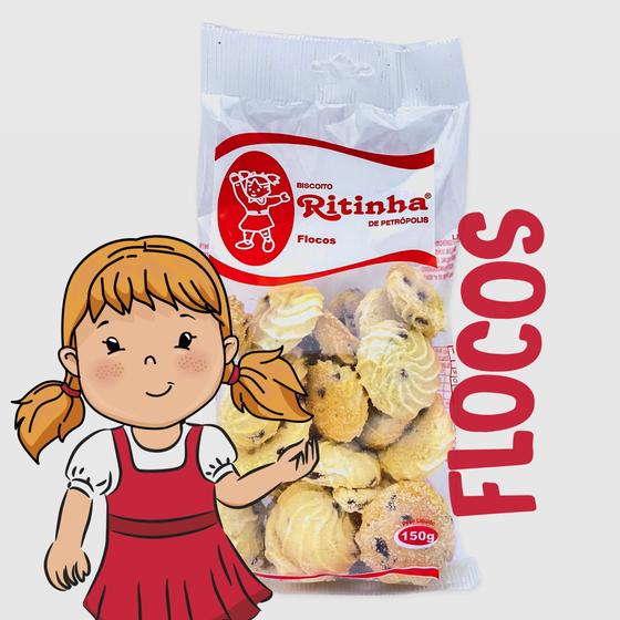 Biscoito Amanteigado de Flocos Ritinha de 150grs (unidade) - Biscoitos ...