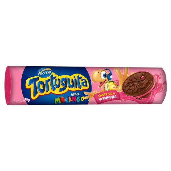 Biscoito Arcor Tortuguita Sabor Chocolate com Baunilha 120g - Biscoito ...