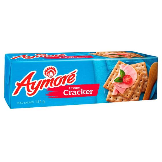 Biscoito Aymoré Cream Cracker 164g - Aymore - Biscoito / Bolacha ...