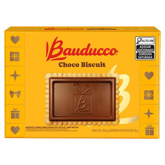 Biscoito Bauducco Choco Biscuit 162g - Biscoito / Bolacha - Magazine Luiza