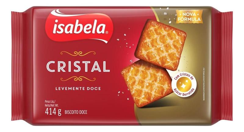 Biscoito bolacha Isabela de cristal doce 414g - Açúcar - Magazine Luiza