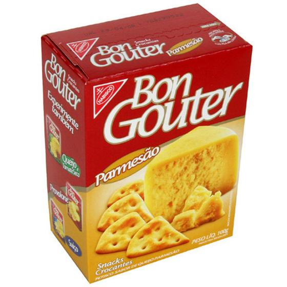Biscoito Bon Gouter Parmesão 100g - Nabisco - Mondelez - Biscoito ...