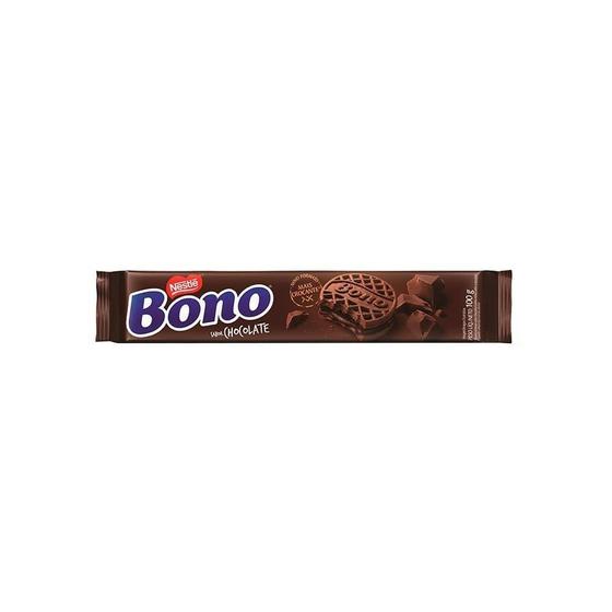 Biscoito Bono Recheado Chocolate 100g Embalagem com 66 Unidades ...