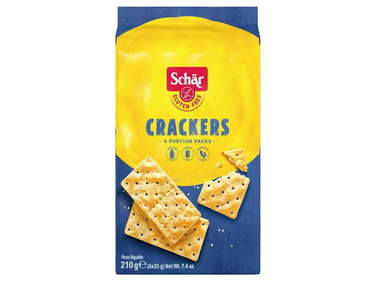 Biscoito Cracker Sem Glúten Sem Lactose Vegano Schar 210g - Biscoito ...