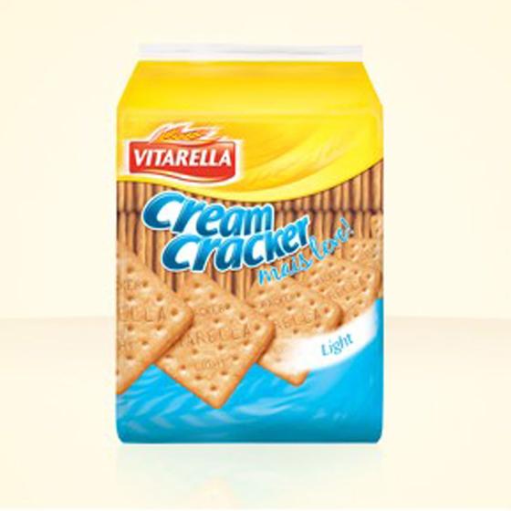 Biscoito Cream Cracker Light 360g - Vitarella - Biscoito / Bolacha ...