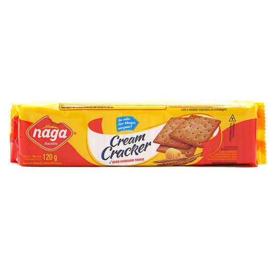 Biscoito Cream Cracker Naga Biscoitos 120g - Biscoito / Bolacha ...