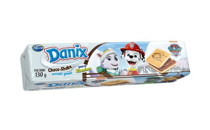 Biscoito Danix Recheado Choco Shake Sensação gelada 130g - Arcor ...