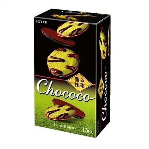 Biscoito De Chocolate Chá Verde Matchá Lotte Japão 98.6G - Biscoito ...