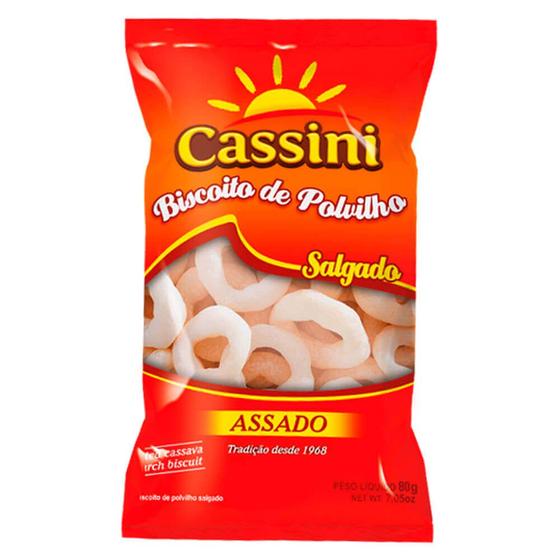 Biscoito de Polvilho Salgado Argola 200g - Cassini - Biscoito Salgado / Bolacha Salgada ...