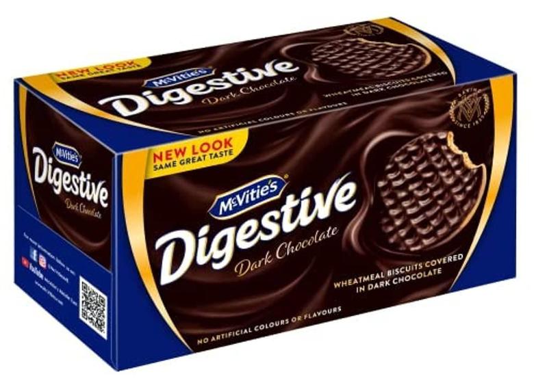 Biscoito Digestive Chocolate Amargo Dark McVities 200g - Biscoito ...
