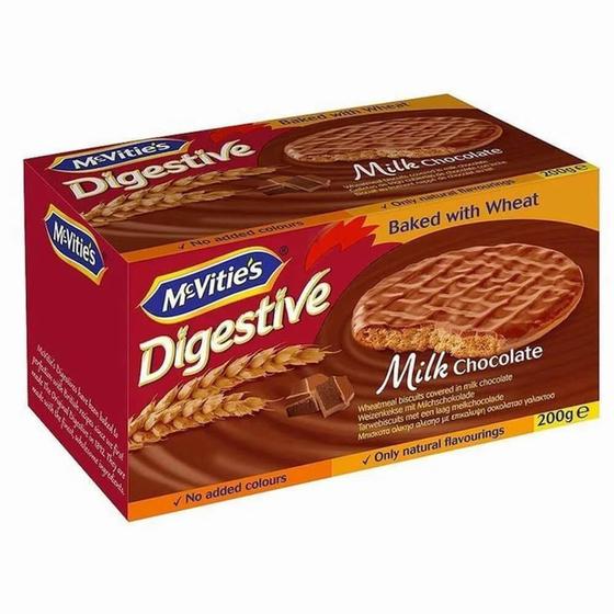 Biscoito Digestive Com Chocolate Ao Leite Mc Vities 200G - Mc VitieS ...