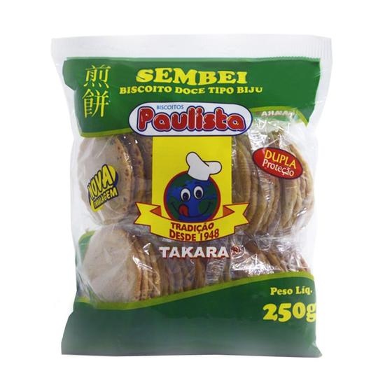 Biscoito Doce Tipo Biju Sembei 250g - Paulista - Biscoito / Bolacha ...