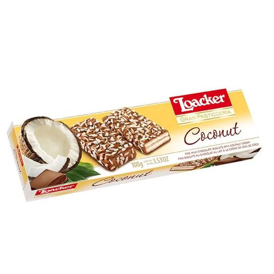 Biscoito Loacker Gran Pasticceria Coconut 100G - Biscoito / Bolacha ...