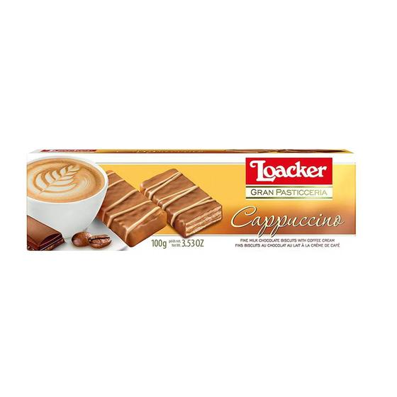 Biscoito LOACKER Quadratini Cappuccino 110g - Biscoito / Bolacha ...