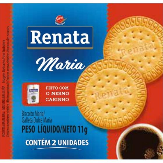 Biscoito Maria Renata Sachê 10g Pacote Com 60 Unidades - Biscoito ...
