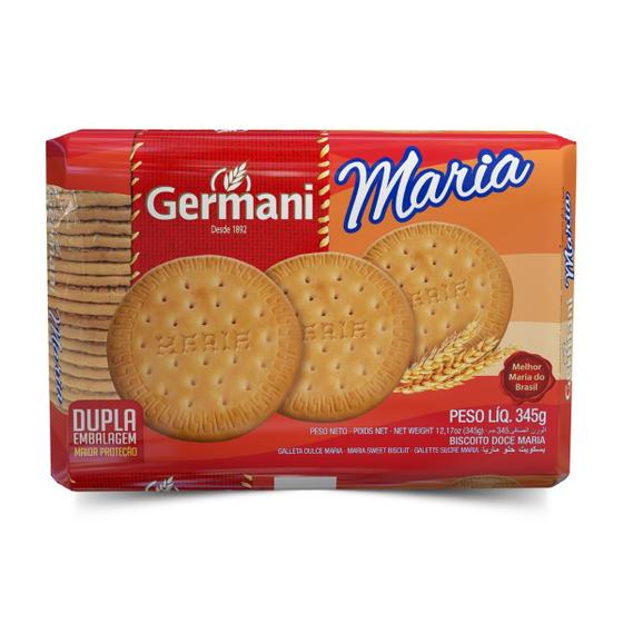 Biscoito Maria Tradicional Germani 345G, Biscoito Doce Maria ...
