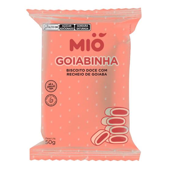 Biscoito Mió Goiabinha Recheado com Goiaba 50g - Biscoito / Bolacha ...