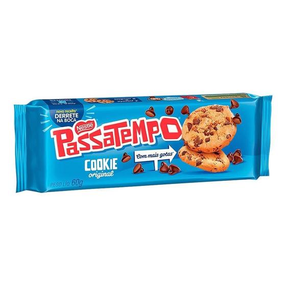 Biscoito Nestle Passatempo Cookies Com Gotas De Chocolate 60g ...