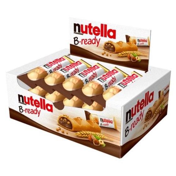 Biscoito nutella b - ready original 10 unidades de 22gr - Ferrero ...