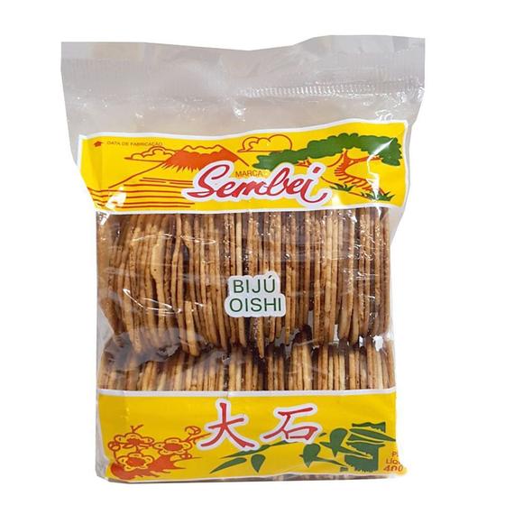 Biscoito Oriental Sembei Biju Tradicional 400G Oishi - Biscoito ...