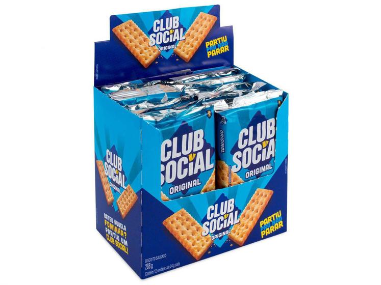 Biscoito Original Club Social 24g 12 Unidades - Biscoito Salgado ...
